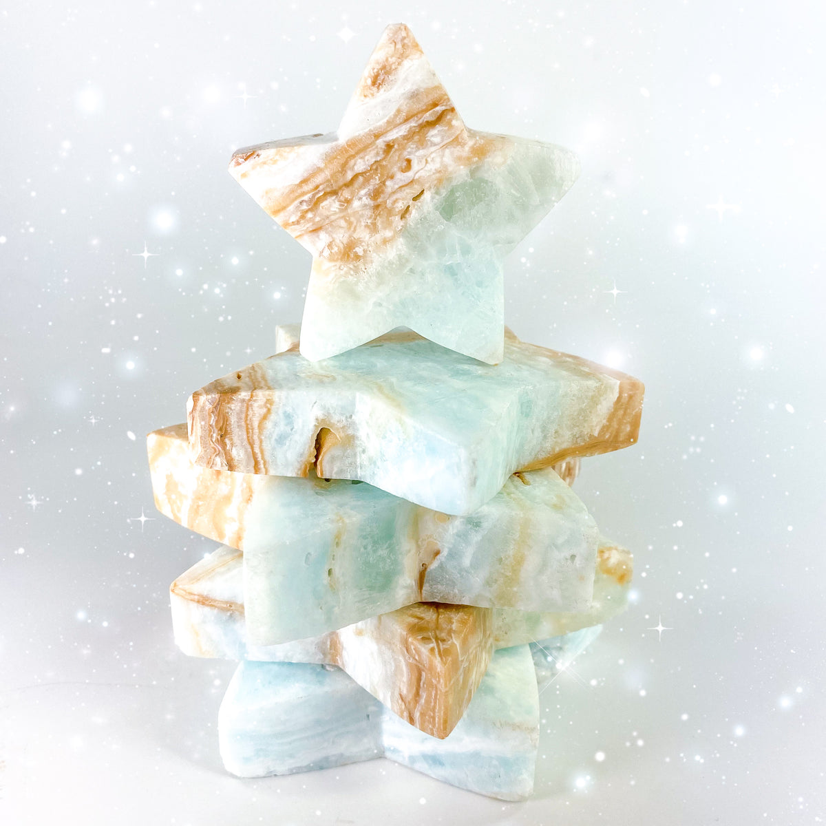 Blue Calcite Star Figurine — Crystal Portal